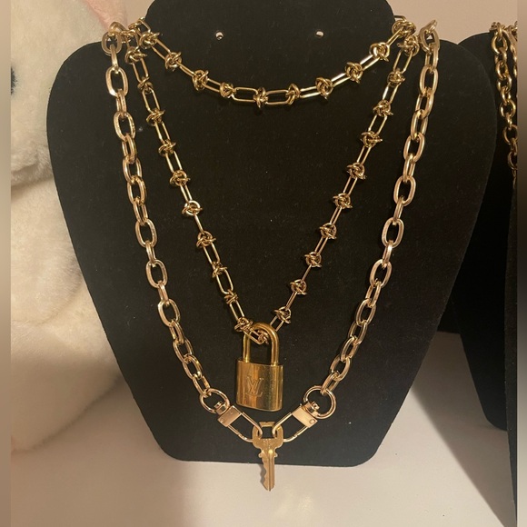 Louis Vuitton | Accessories | Authentic Lv Lock And Key With 2 8k Gold ...